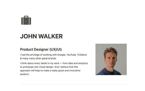 Notion Portfolio Template Notion Marketplace