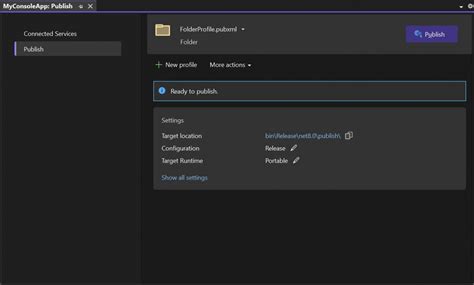 How To Publish A Net Application As A Standalone Executable File Jonathan Crozier