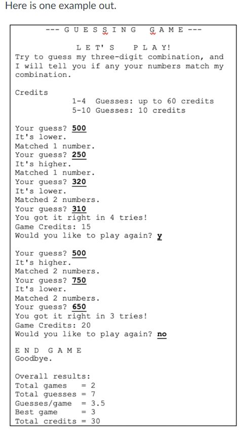 Solved IN PYTHON Guessing Games Can Be Created By Chegg Com