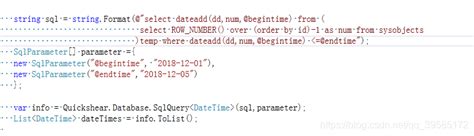 Sqlserver根据两个时间获取中间的日期sqlserver截取日期值的中间部分 Csdn博客