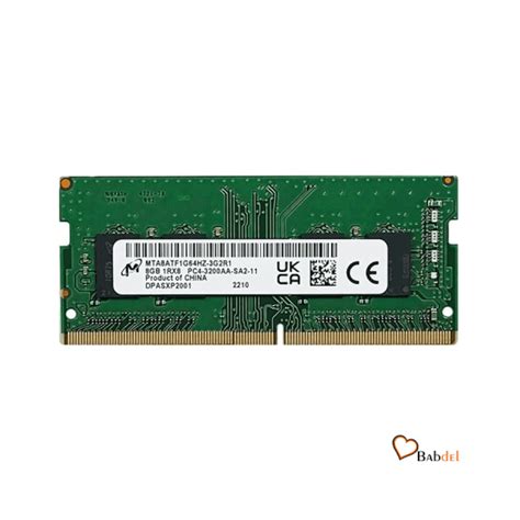 قیمت و خرید رم لپ تاپ میکرون 8 گیگابایت Ram Laptop 8gb Micron Pc4 Ddr4