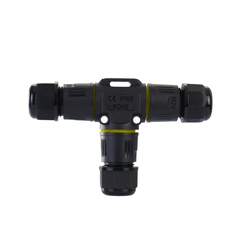 Fast Connector 3 Pins Ip68 Waterproof Cable Connector M25 T Type