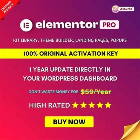 Elementor Pro Original License Key For 1 Year Webforest Digital At ₹ 899 Year Araria Id