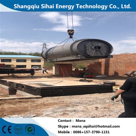 폐 타이어로부터의 연료 유 재활용 열분해 기 의 고품질 폐 타이어로부터의 연료 유 재활용 열분해 기