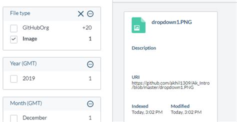 how to index git hub repository content in metadata format into generic rest api source