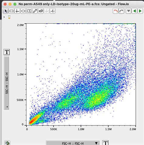 Flow Cytometry Morphological Plot Of Cell Line Shows 2 Different Population Researchgate