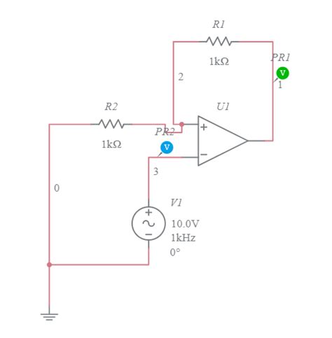 Schmitt Trigger Using Opamp Multisim Live