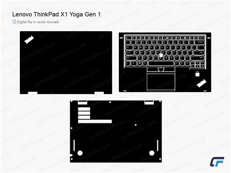 Lenovo Thinkpad X Yoga Gen Cut File Template Cutfilelabs