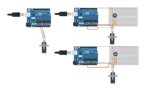 Circuit Design Servo1 2 Tinkercad