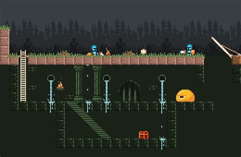 Titans Battle Pixel Art Game