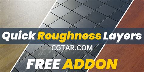 Blender物体表面快速粗糙脏旧划痕纹理quick Roughness Layers V1 1 0 Cgtar Cg艺站