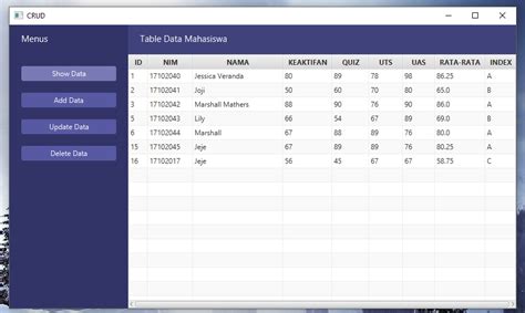 Javafx Crud Data Mahasiswa