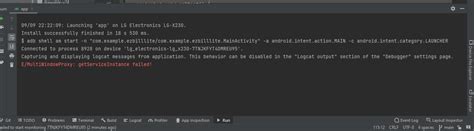 I Am Creating An App To Scan A Ble Device It Run Normally But Today When I Run It It Has A