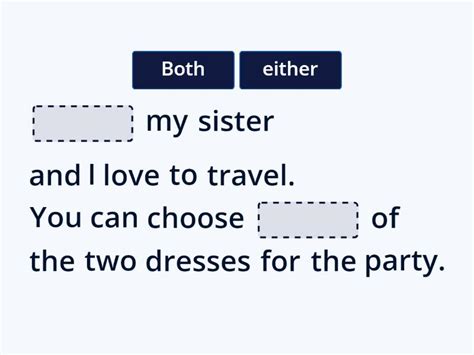 b 1 b2 grammar quantifiers both either never complete the sentence