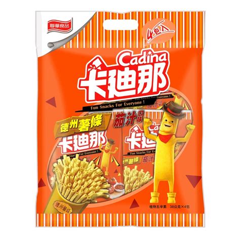 卡迪那 德州薯條 茄汁量販包 42gx4包 袋 洋芋片 Yahoo奇摩購物中心