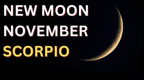 Scorpio New Moon November Tarot Reading 🌑 Transformation Love