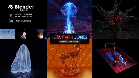 Blender Months Of Physics Simulations Tutorials K Finished Projects Blender