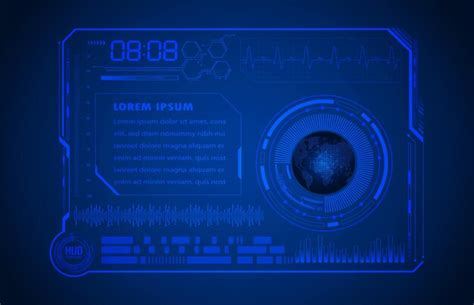 Premium Photo Hud World Digital