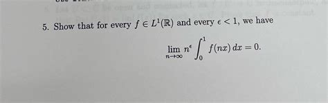 Solved Show That For Every Finl1 R ﻿and Every εlon