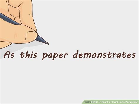 How To Start A Conclusion Paragraph For Writing Assignments