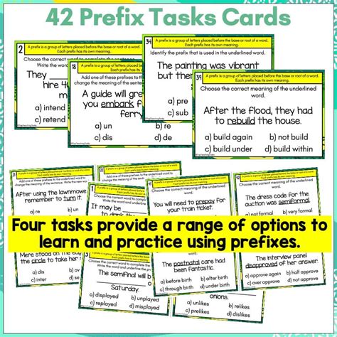 Prefixes Suffixes And Greek And Latin Root Word Task Cards Bundle Top Teaching Tasks