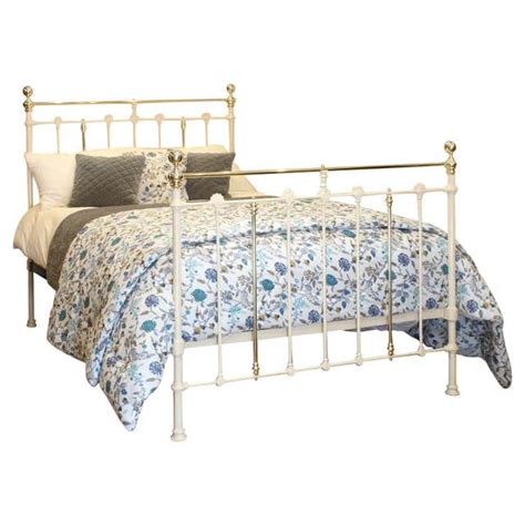 Brass And Cast Iron Bed In Green Verdigris Md69 At 1stdibs