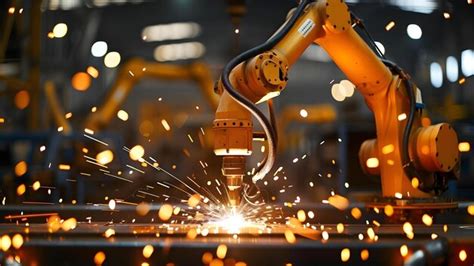 Precision And Efficiency How A Robotic Arm Boosts Productivity In The Factory Concept Robotics