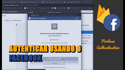 login com facebook firebase auth crash course youtube