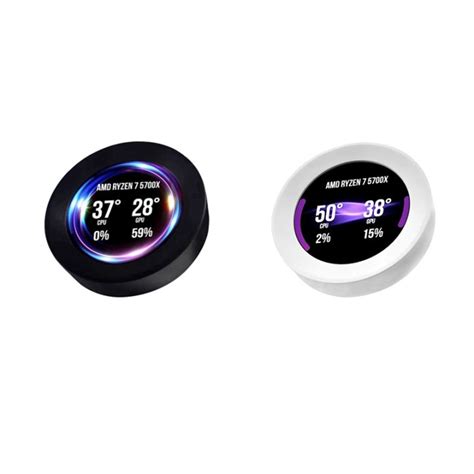 2 1 Inch Round Ips Lcd Display Secondary Screen Computer Cpu Gpu