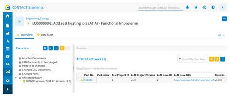 Plm Alm Integration Contact Software