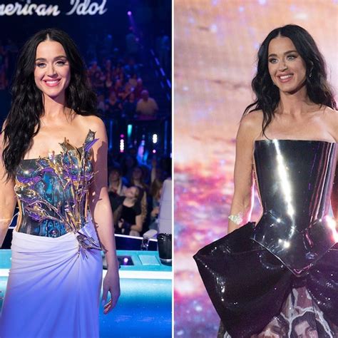 Katy Perry Rocks Red Dress Featuring Lyrics From Her New Song Womans