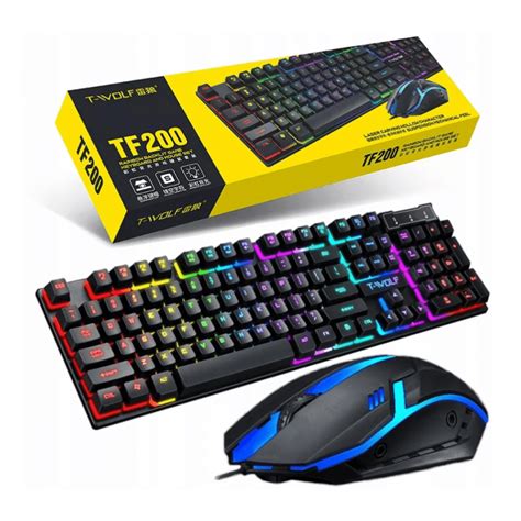 Tf200 T Wolf Rgb Gaming Keyboard And Mouse Kit Gadget Asia