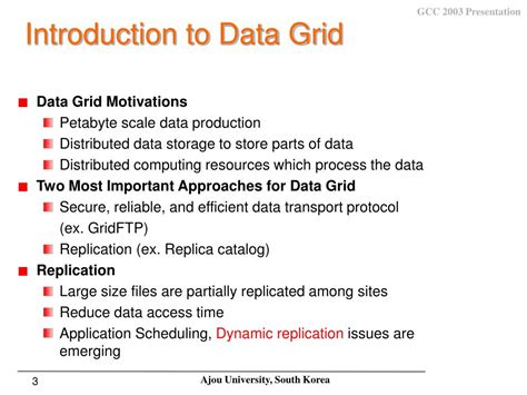 Ppt Dynamic Data Grid Replication Strategy Based On Internet