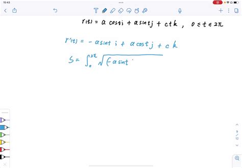 Solvedfind The Length Of The Curve Traced By The Given Vector Function