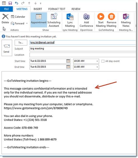 How Do I Add Disclaimers To My Outlook Meeting Invites Goto Meeting Support