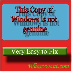 This Copy Of Windows Is Not Genuine Easy Solution Whatvwant