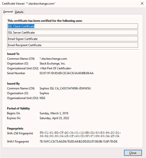 Certificate Authority Purpose Of Decrypting And Scanning Traffic