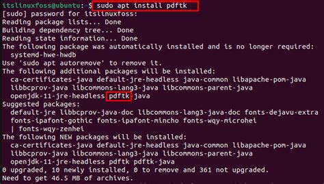 How To Merge Pdf Files Using The Command Line On Ubuntu Its Linux Foss