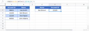 Reverse VLOOKUP Right To Left Excel Google Sheets Automate Excel