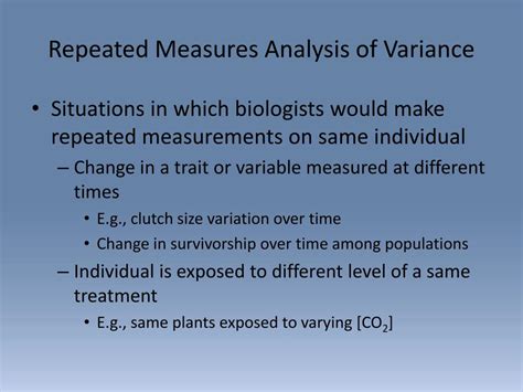 Ppt Repeated Measurements Analysis Powerpoint Presentation Free Download Id3278793
