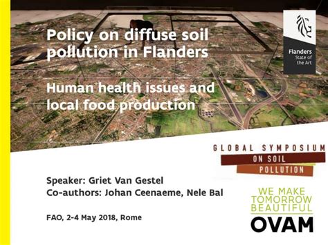 Policy On Diffuse Soil Pollution In Flanders Human Health Issues And Policy On Diffuse Soil Pollution In Flanders Human Health Issues And