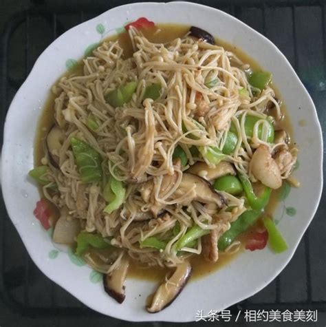 金針菇炒肉肉炒毛豆家常菜 每日頭條
