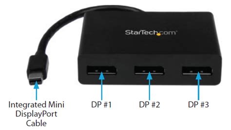 Startech Port Multi Monitor Manuals