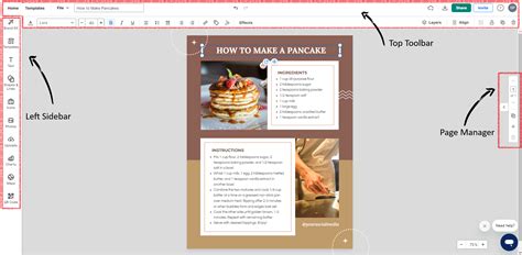 Using The Left Sidebar Venngage Knowledge Base