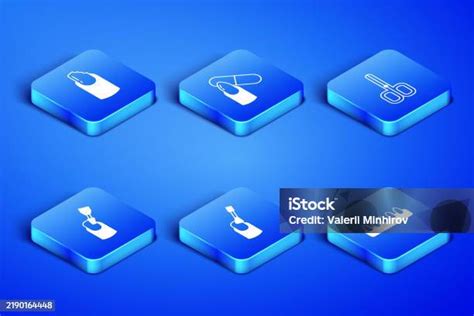 거짓 손톱 깨진 손톱 매니큐어 밀링 커터 파일 및 가위 아이콘을 설정합니다 벡터 0명에 대한 스톡 벡터 아트 및 기타 이미지 0명 3차원 형태 개인 장식품 Istock