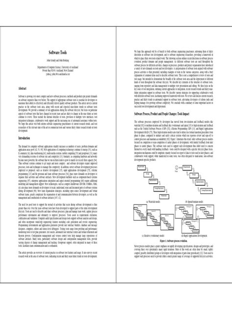 software tools paper pdf integrated development environment software