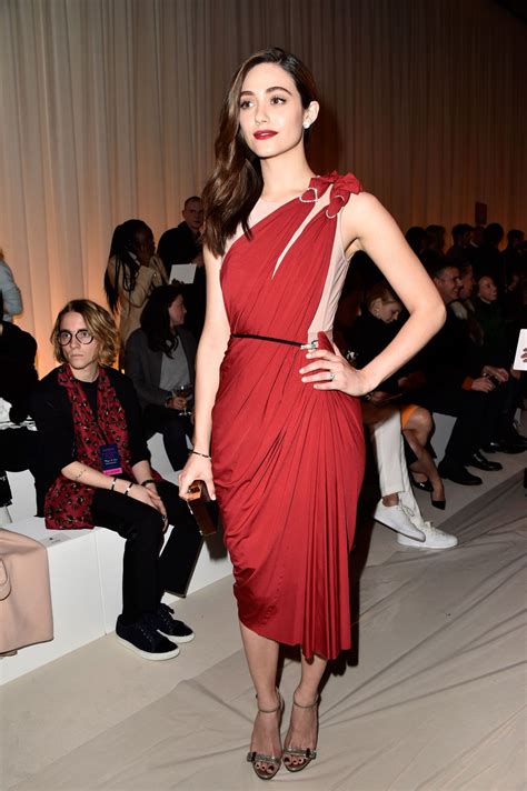 Emmy Rossum Lanvin Paris Fashion Week Womenswear Fw 20162017