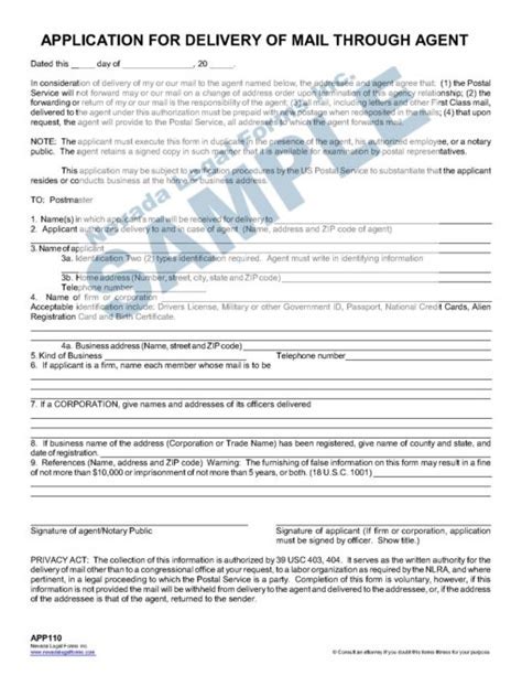 What Is Posted Mail With Name Of Applicant Mean