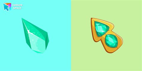 Custom Cursor Custom Cursor Green Amethyst For Chrome Theme Cursor Space