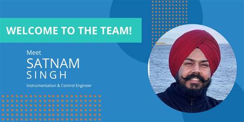 Were Thrilled To Welcome Satnam Singh Onboard He Has Joined Cheme As Our New Instrumentation